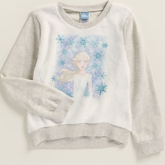 Disney | Shirts & Tops | Disneys Frozen 2 Elsa Fleece Sweatshirt Nwt ...